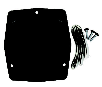 Cable Hatch, Small Square, Black, Carded - Valterra.com