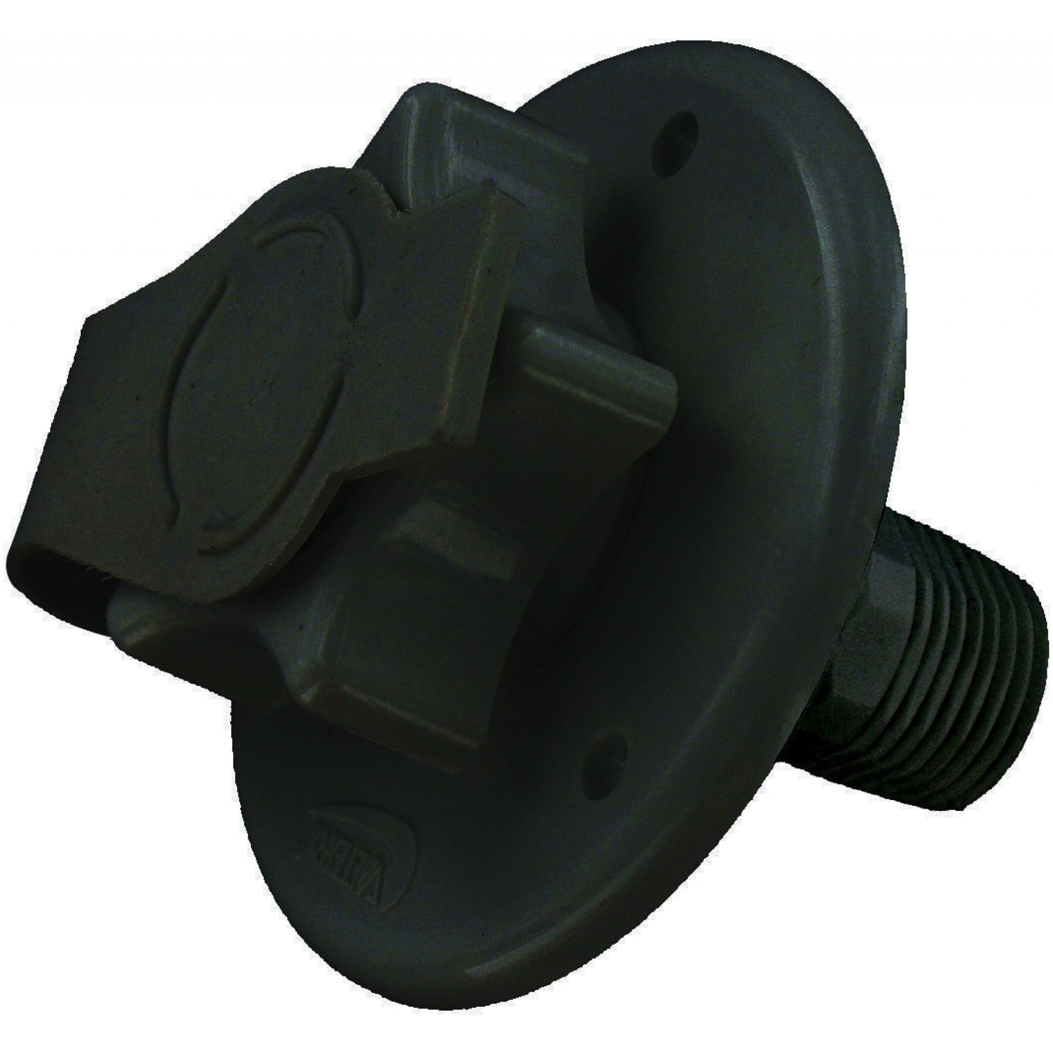Water Inlet, 2-3/4" Flange, MPT, Black, Bulk - Valterra.com